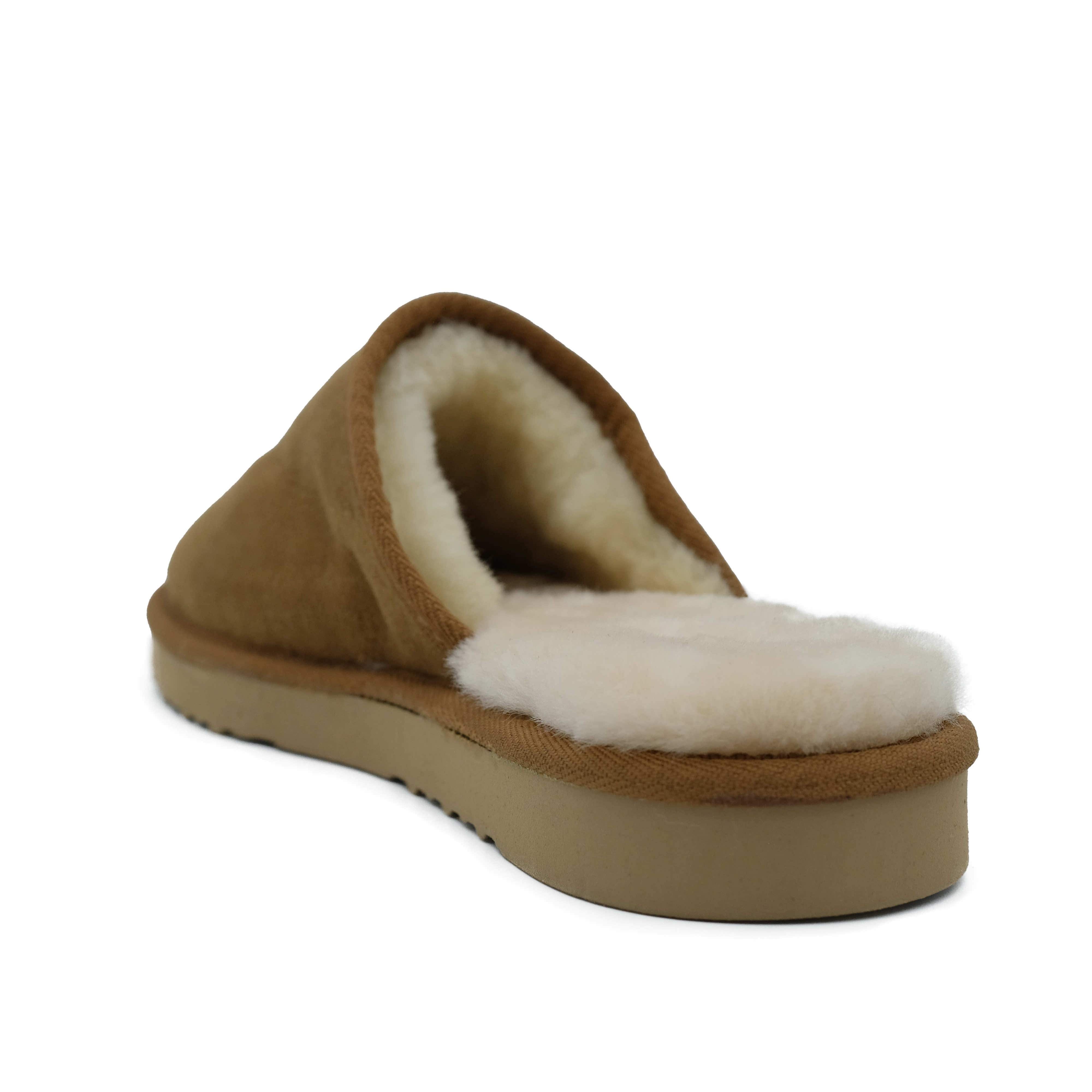 Classic Mens Sheepskin Scuffs - Australian Made Sheepskin Slippers ...