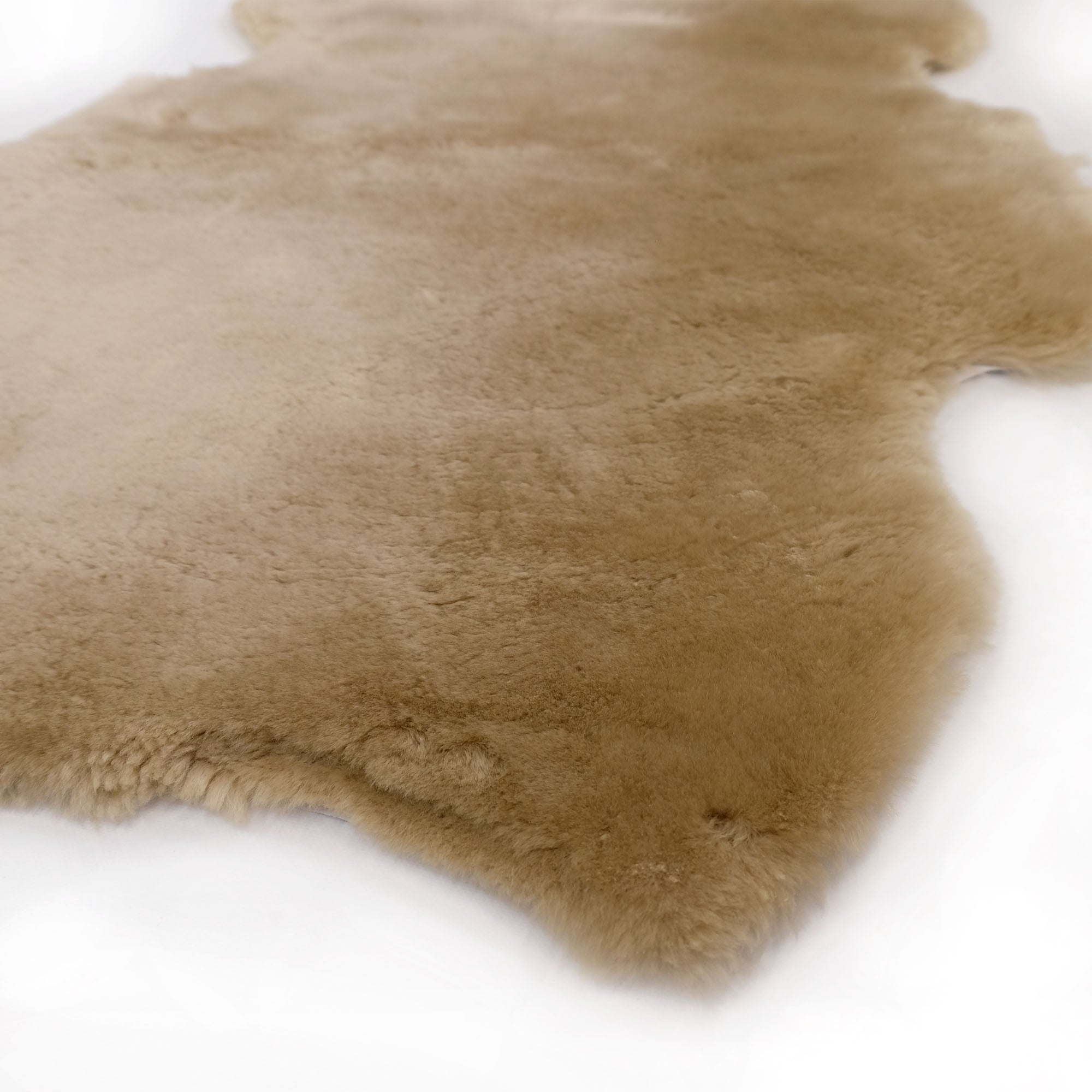 Bamboo - Jumbo Sheepskin Hide - Untrimmed - Australian Merino – Yellow ...