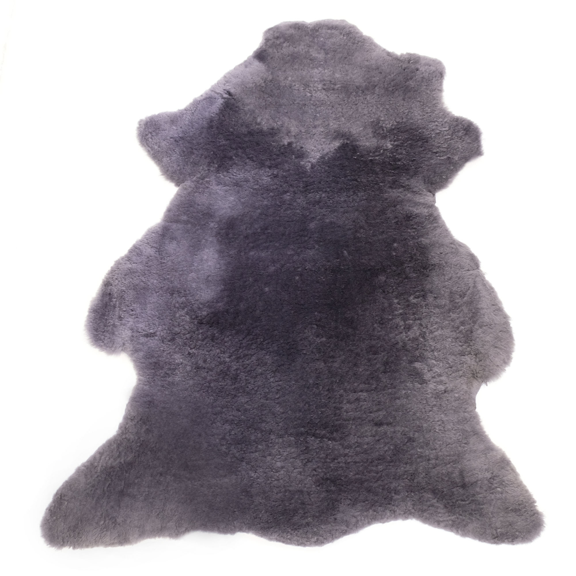 Gunmetal Gray - Jumbo Sheepskin Hide - Untrimmed - Australian Merino ...