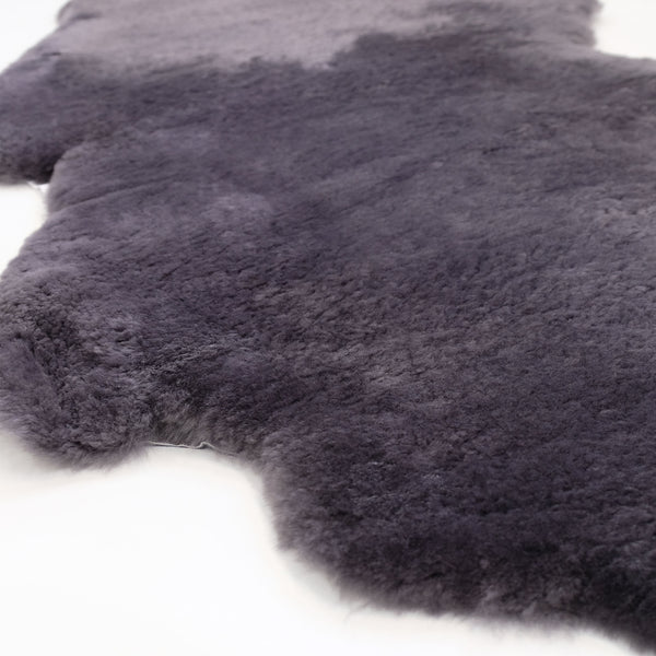 Gunmetal Gray - Jumbo Sheepskin Hide - Untrimmed - Australian Merino ...