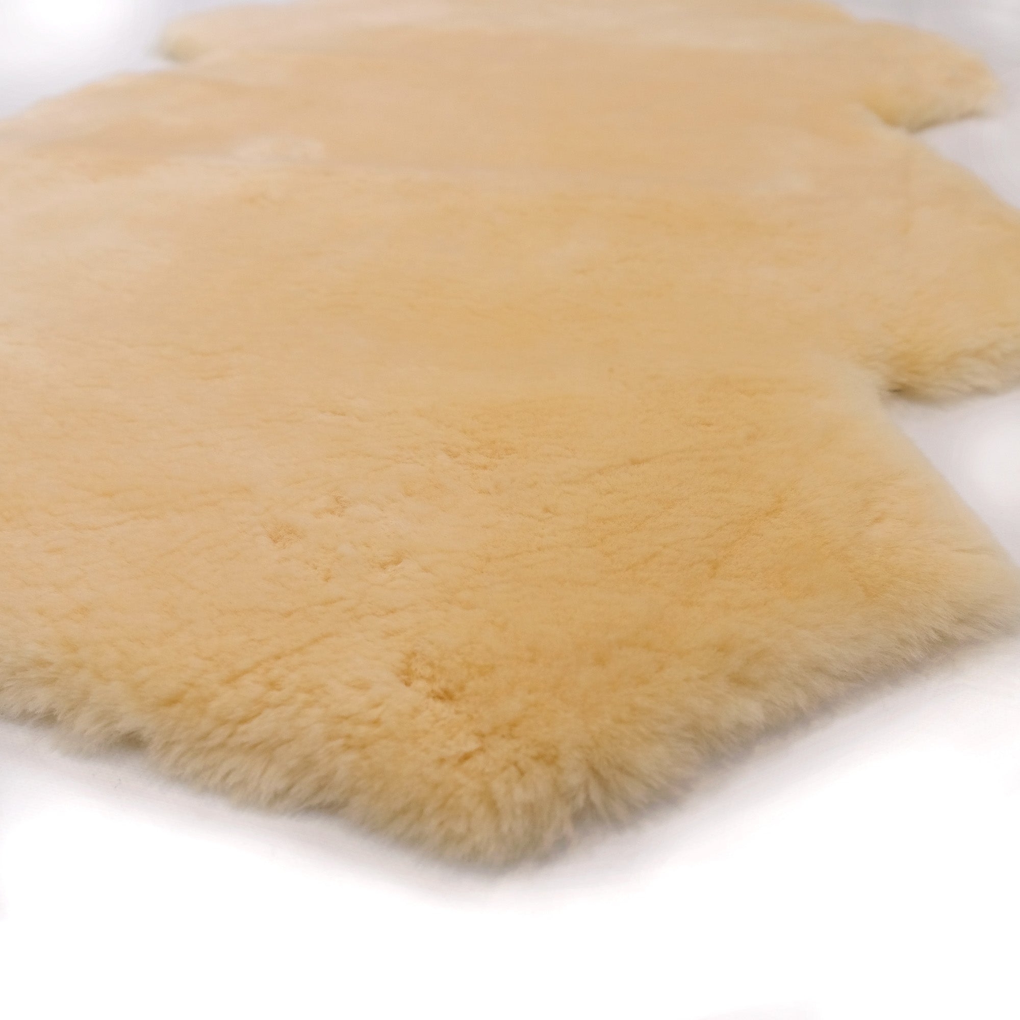 Ivory - Jumbo Sheepskin Hide - Untrimmed - Australian Merino – Yellow ...